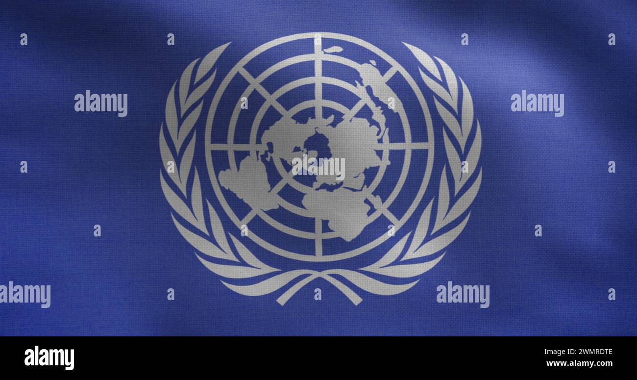 United nations emblem hi-res stock photography and images - Alamy