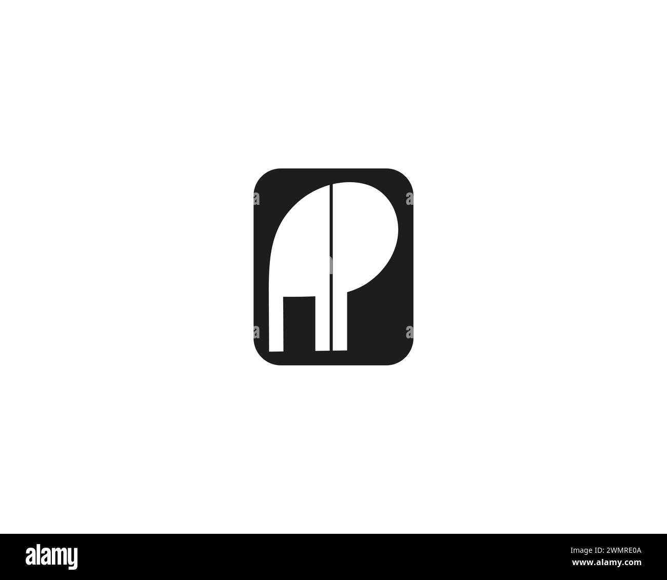 creative letter AP logo design vector template Stock Vector Image & Art ...