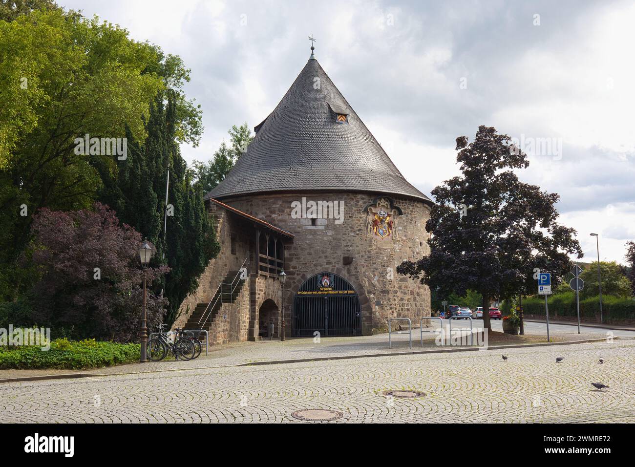 Germany, Lower Saxony, Hannoversch Münden - July 28, 2023: The Rotunde ...