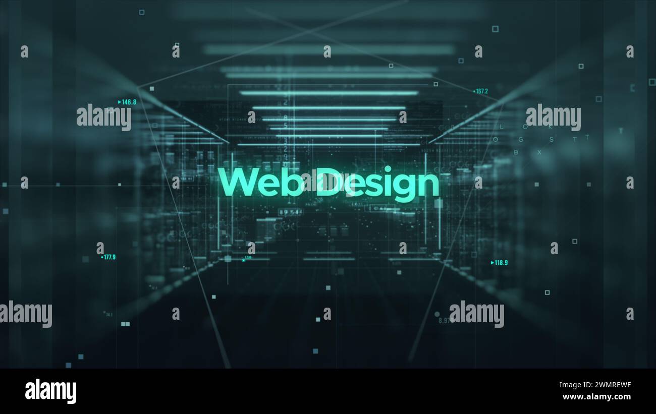 Web Design. No Slogans or Messages Stock Photo - Alamy