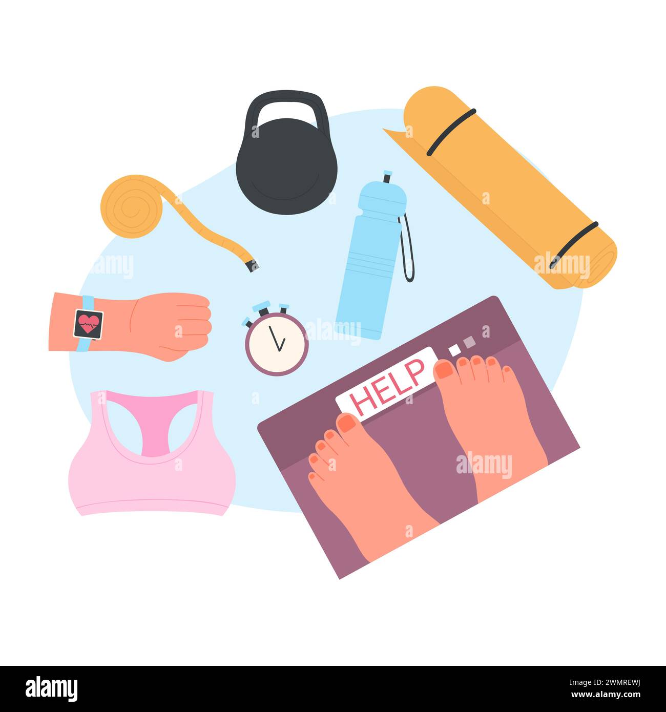 Wellbeing healthy drink Stock Vector Images - Alamy