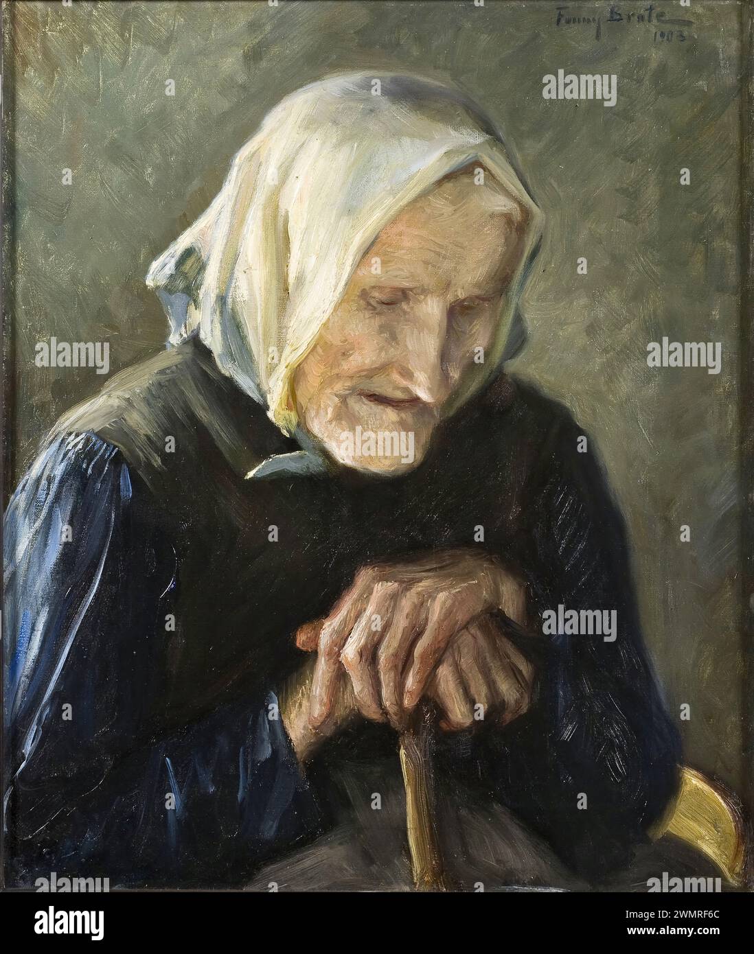 Brate Fanny - The Old Blind Woman (1903 Stock Photo - Alamy
