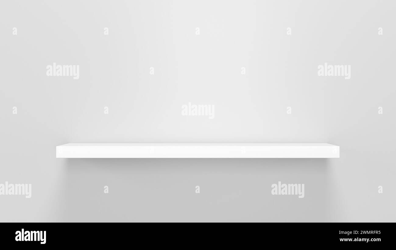 Empty shelf product display Black and White Stock Photos & Images - Alamy