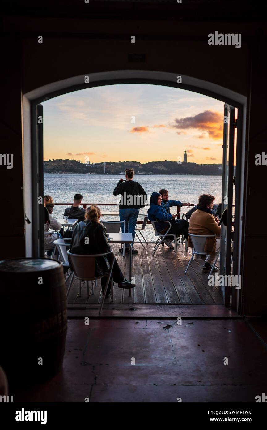 Waterside Cais do Sodre is a buzzing nightlife and dining destination ...