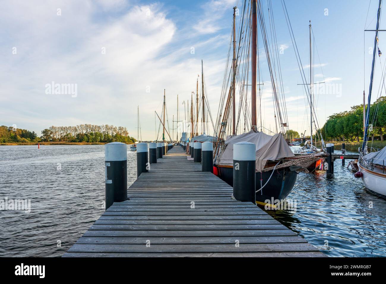 Fishing boat on the Schlei river in Schleswig Holstein, Germany Stock ...