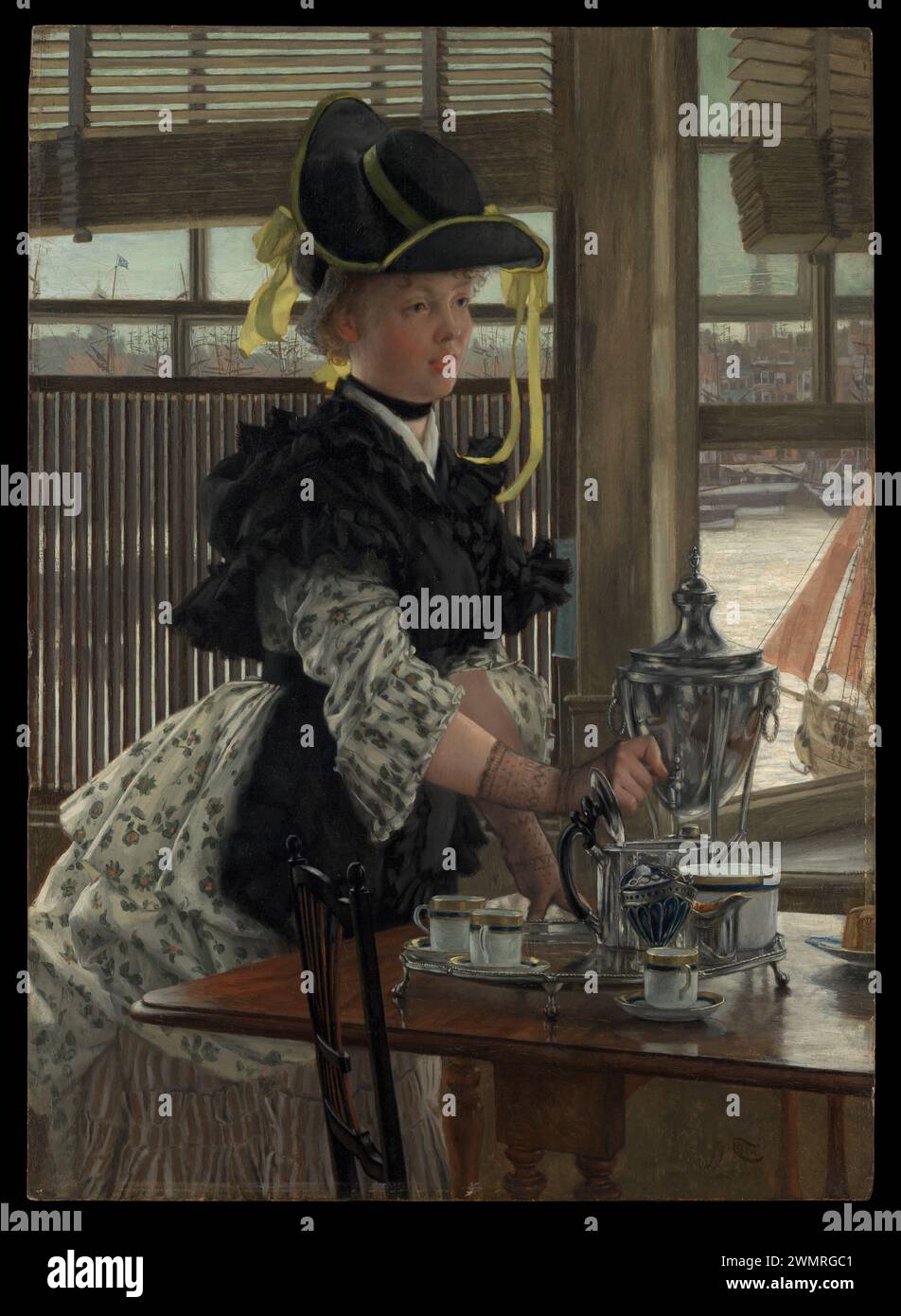Tea James Tissot French 1872 Stock Photo - Alamy