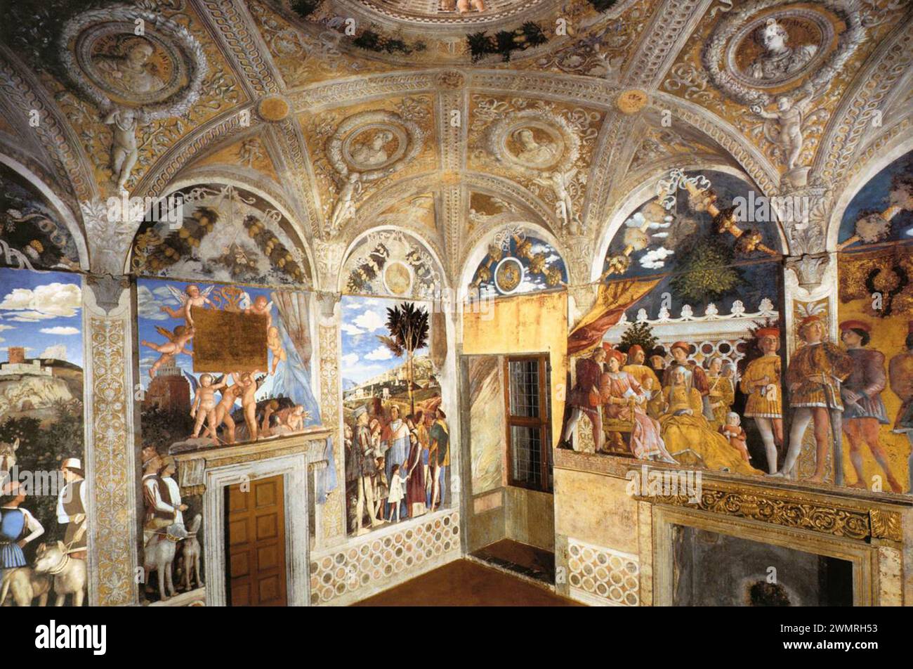 The Camera degli Sposi ("bridal chamber"), sometimes known as the ...