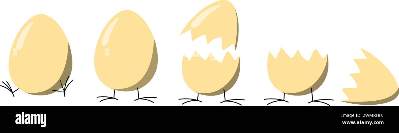 an easter egg with legs Stock Vector Image & Art - Alamy