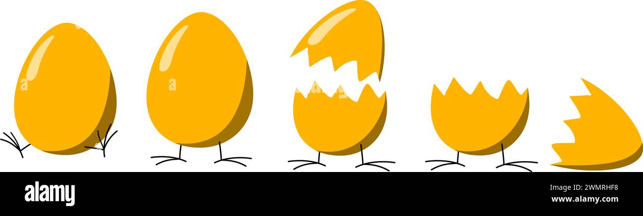 an easter egg with legs Stock Vector Image & Art - Alamy