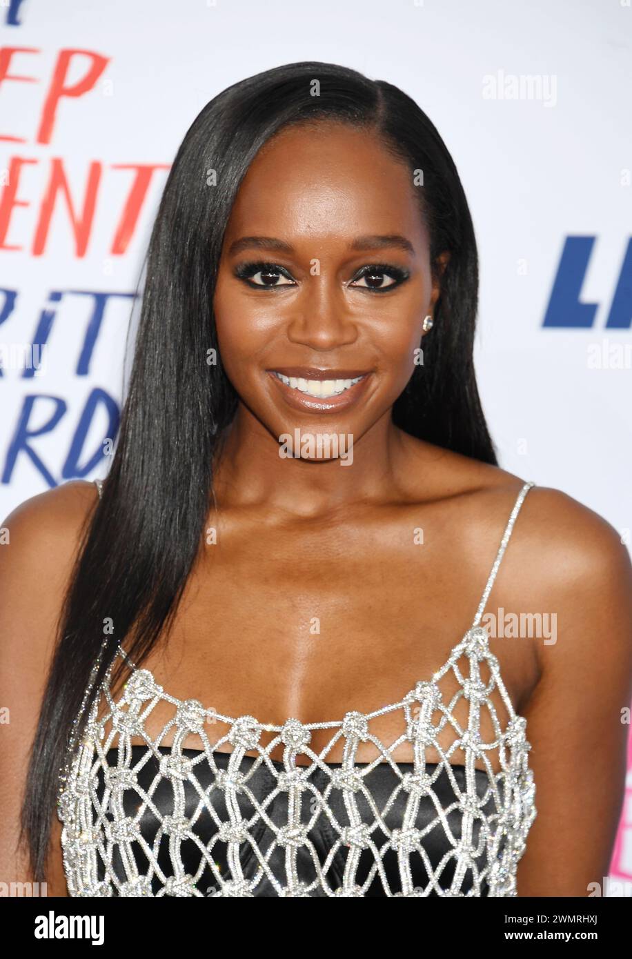 SANTA MONICA, CALIFORNIA - FEBRUARY 25: Aja Naomi King attends the 2024 ...