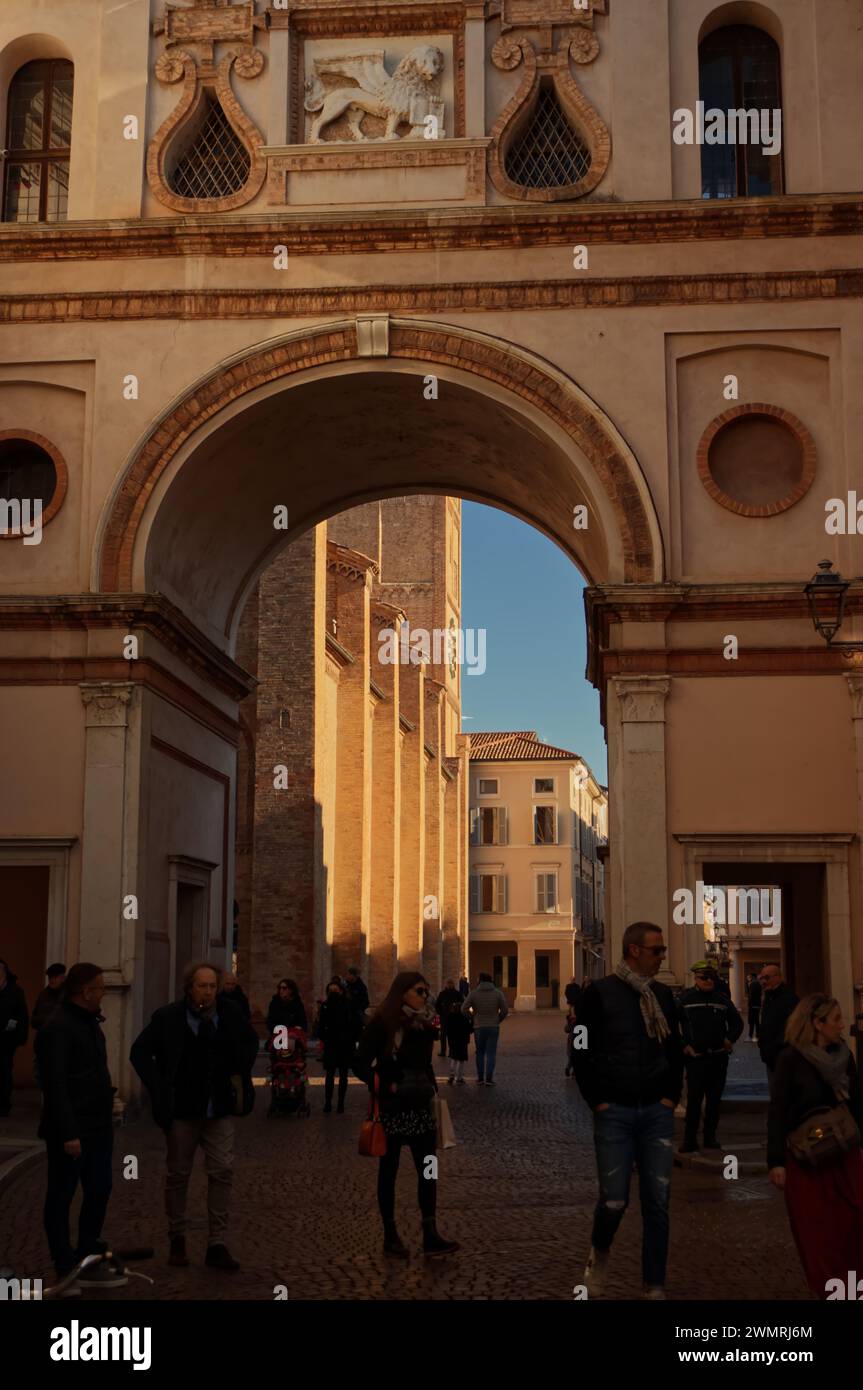 CREMA, ITALY NOVEMBER 15, 2022: Crema, city in the province of Cremona ...