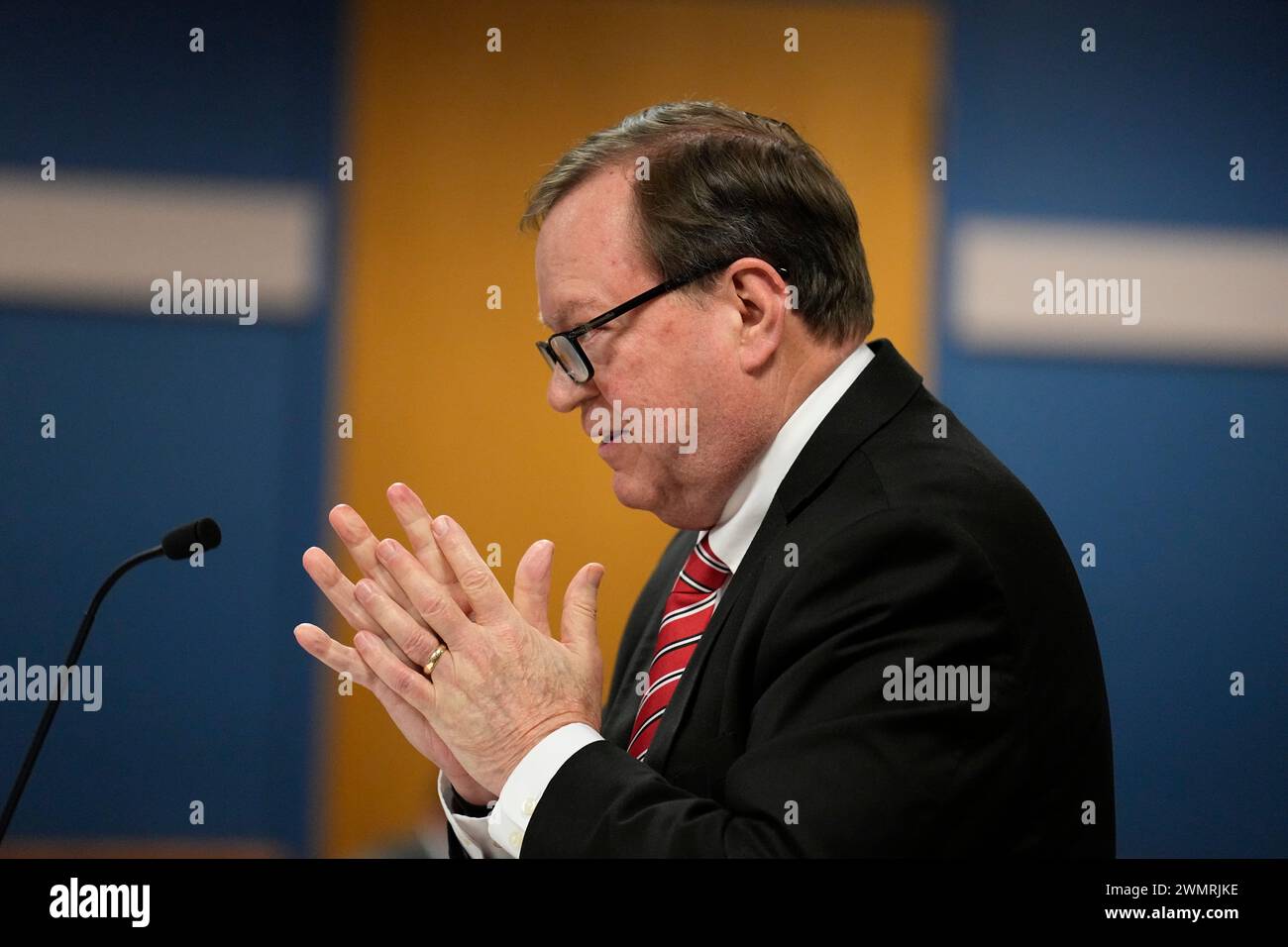 Attorney Craig Gillen, who represents David Shafer, speaks in court ...