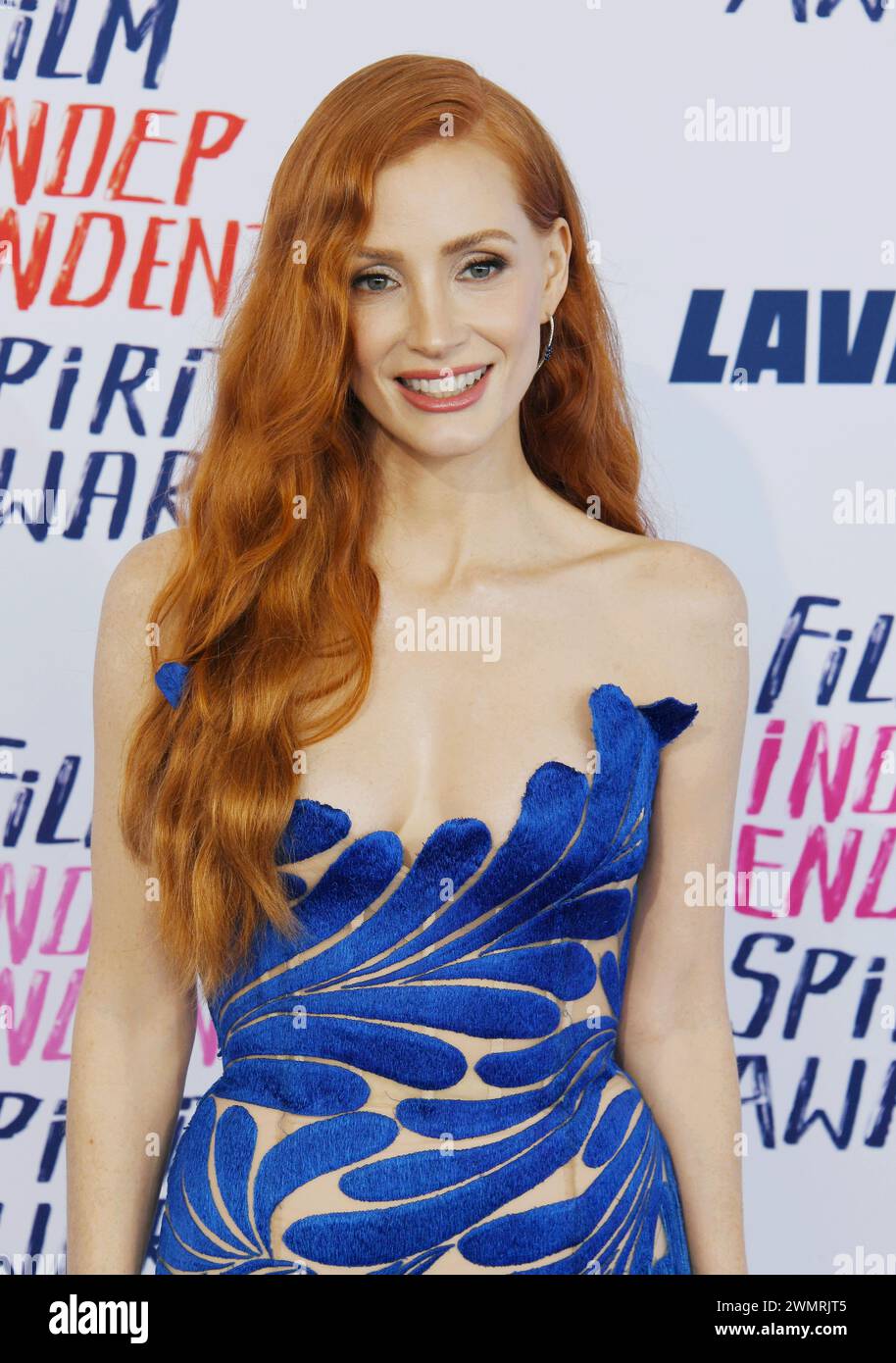 SANTA MONICA, CALIFORNIA - FEBRUARY 25: Jessica Chastain attends the ...