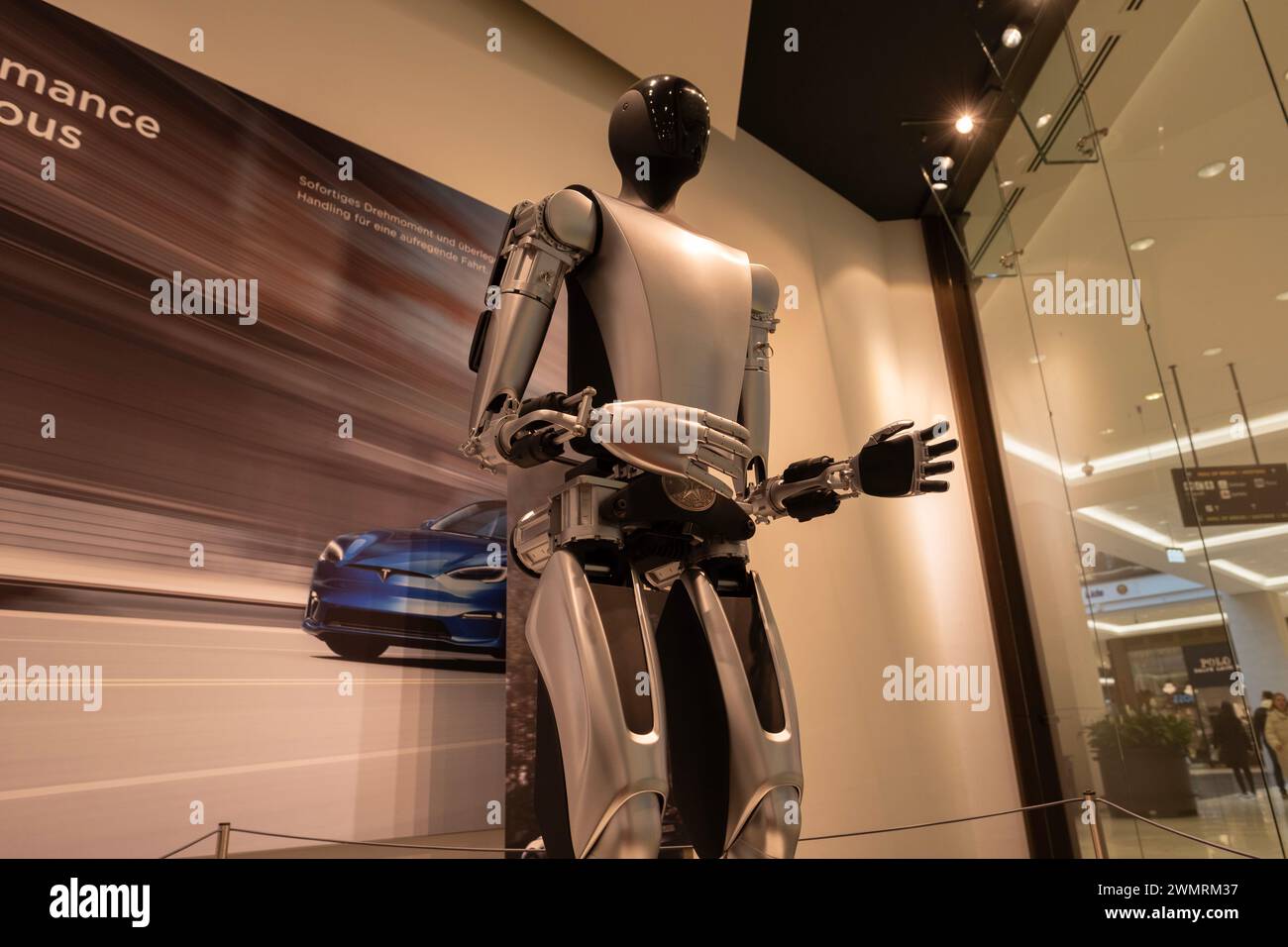 featuring Tesla Bot Optimus, humanoid robot prototype by Tesla, Inc ...