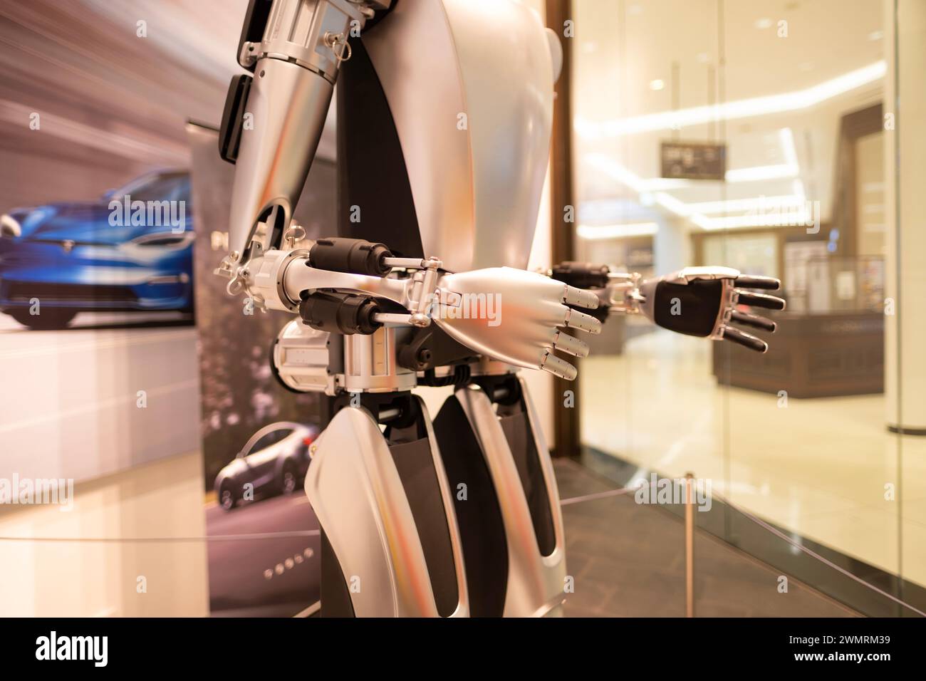 featuring Tesla Bot Optimus, humanoid robot prototype by Tesla, Inc ...