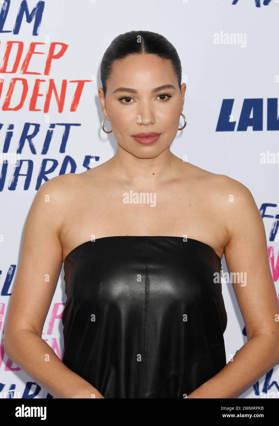 SANTA MONICA, CALIFORNIA - FEBRUARY 25: Jurnee Smollett attends the ...