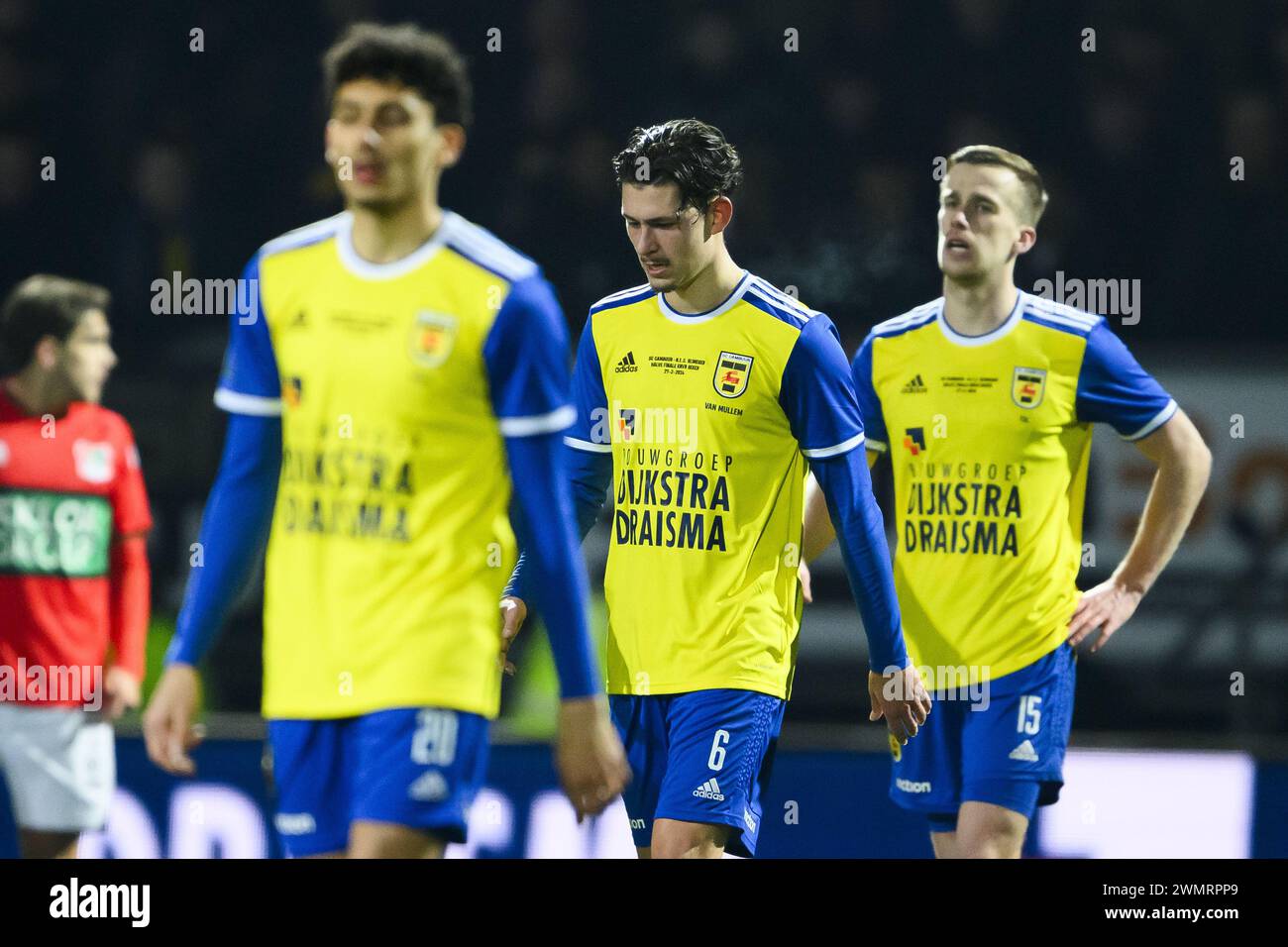 LEEUWARDEN - (l-r) disappointment with Vincent Pichel of SC Cambuur ...