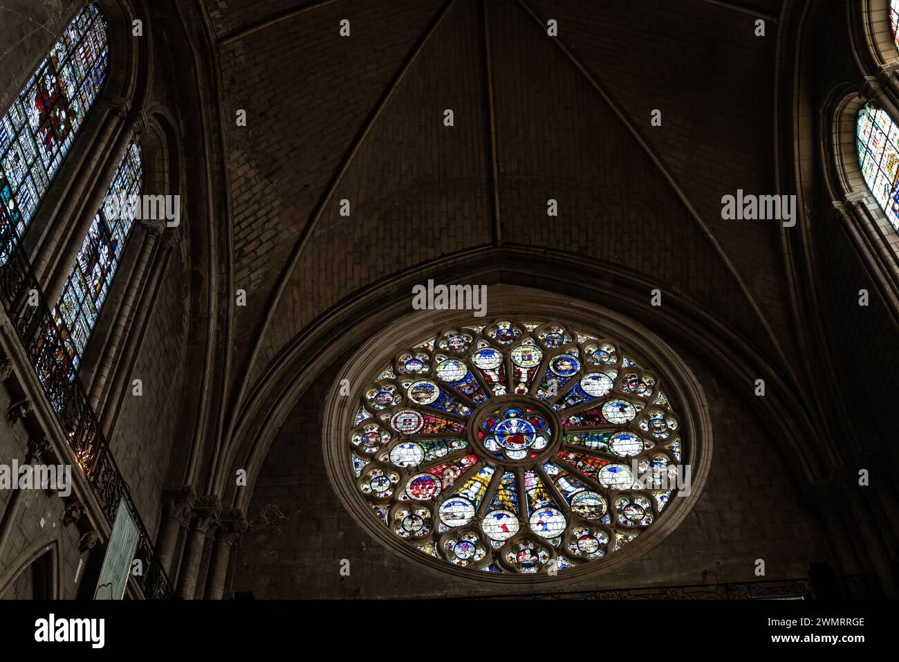 Cathedral of Saint Julian of Le Mans Stock Photo - Alamy