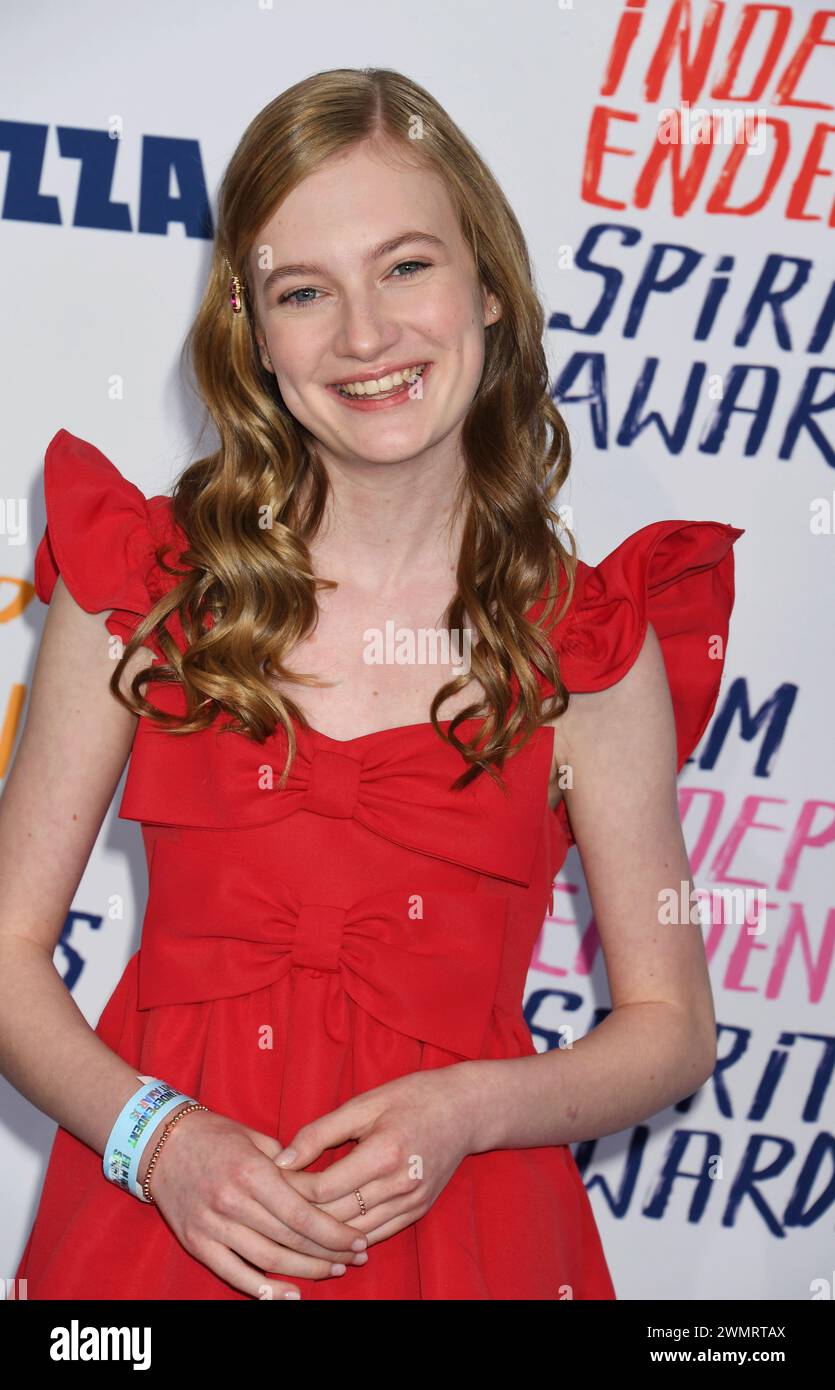 SANTA MONICA, CALIFORNIA - FEBRUARY 25: Tatum Matthews attends the 2024 ...