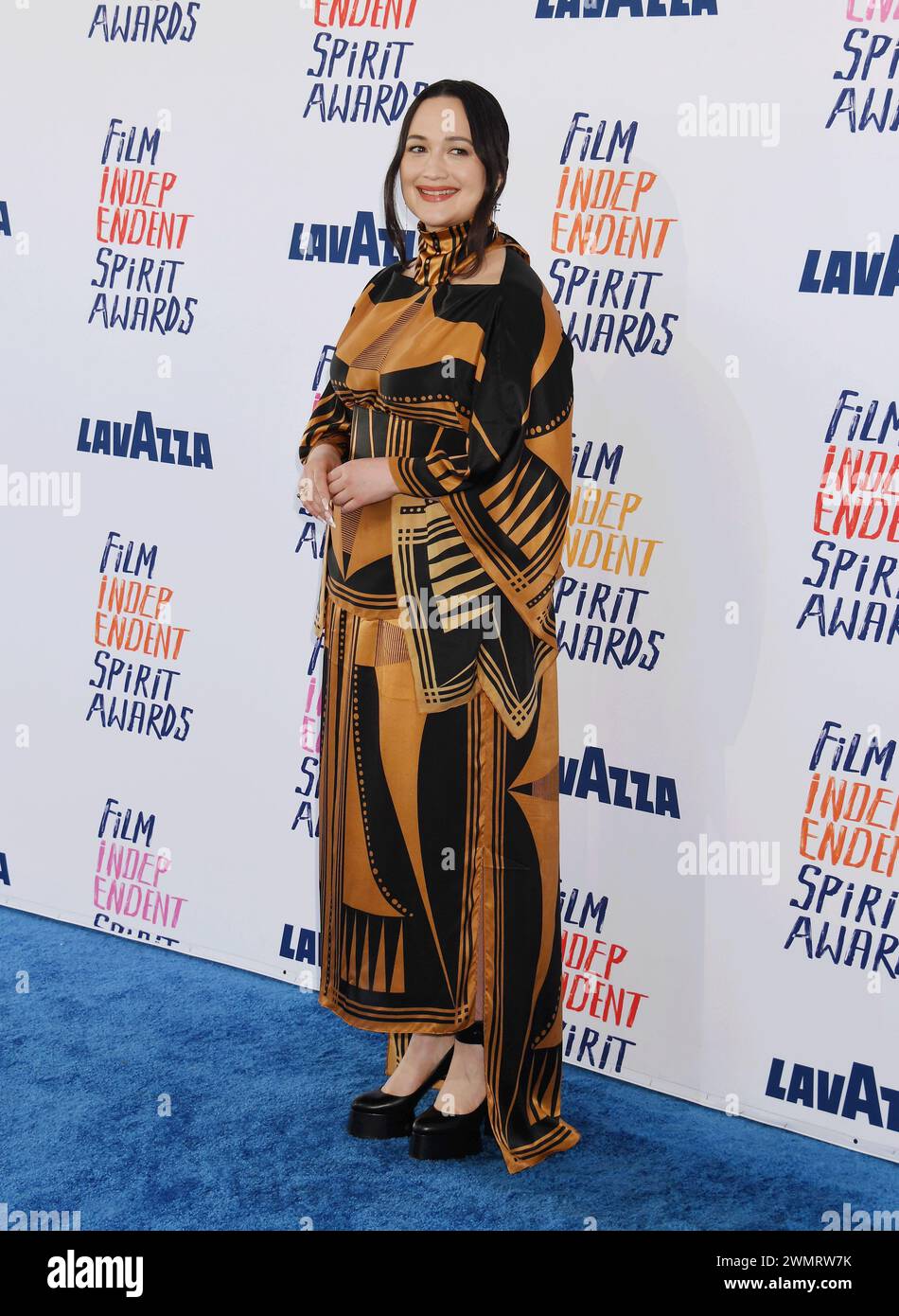 SANTA MONICA, CALIFORNIA - FEBRUARY 25: Lily Gladstone attends the 2024 ...