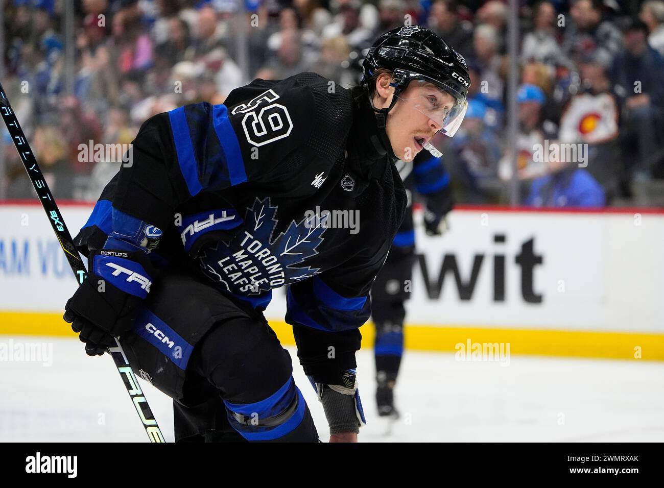 Toronto Maple Leafs left wing Tyler Bertuzzi (59) in the first period ...