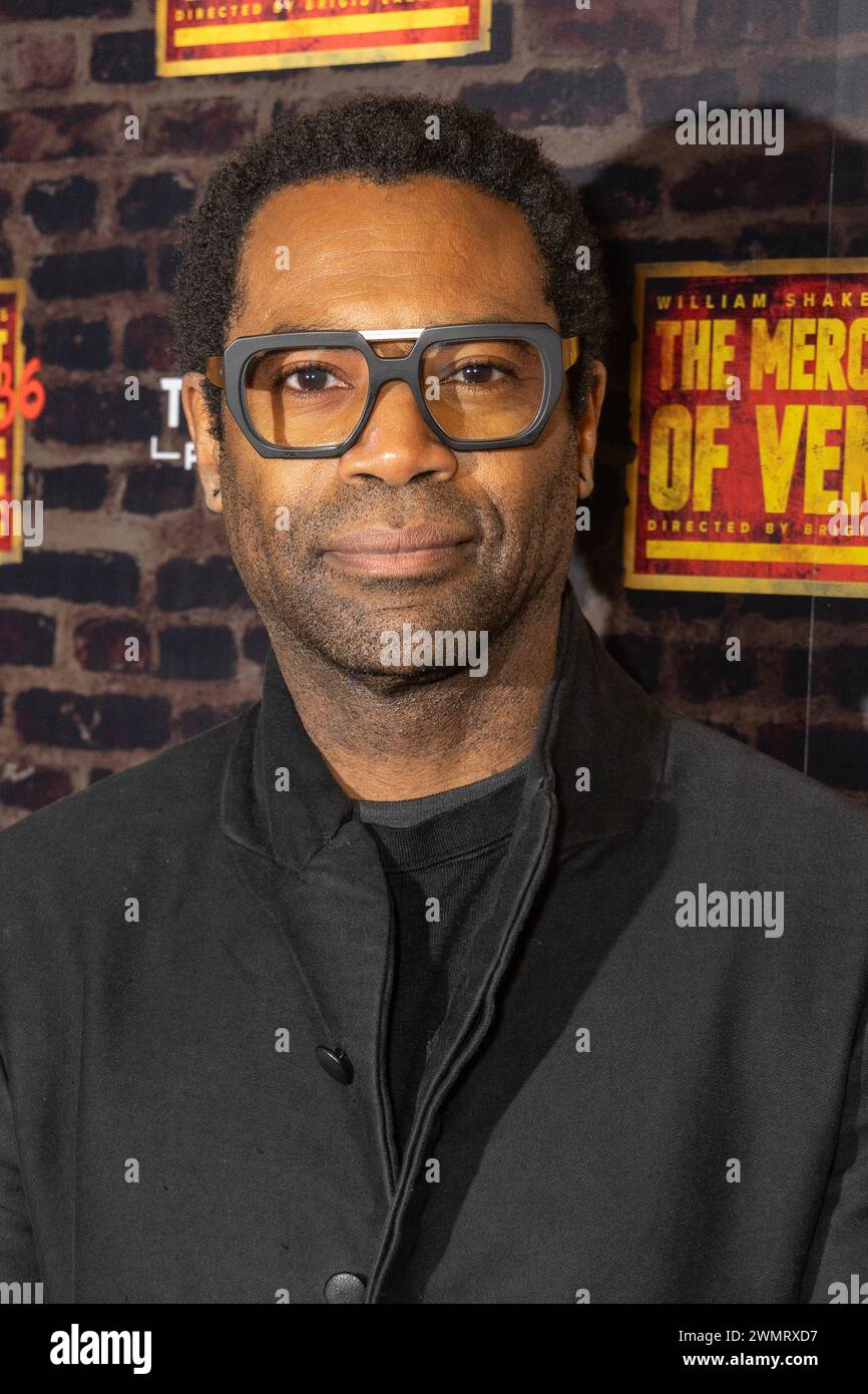 London, UK. 27th Feb, 2024. Nicholas Pinnock attends the press night ...