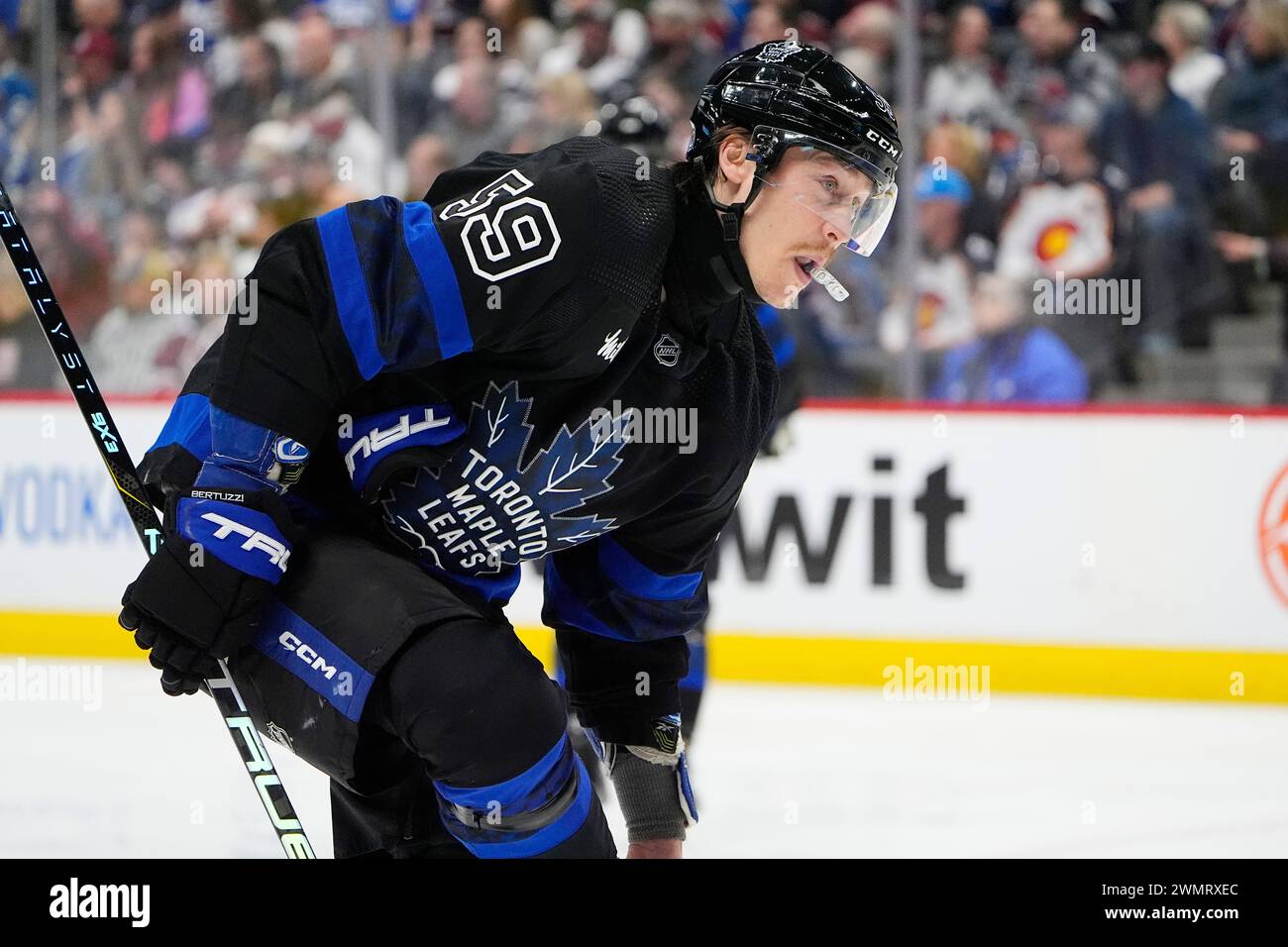 Toronto Maple Leafs left wing Tyler Bertuzzi (59) in the first period ...