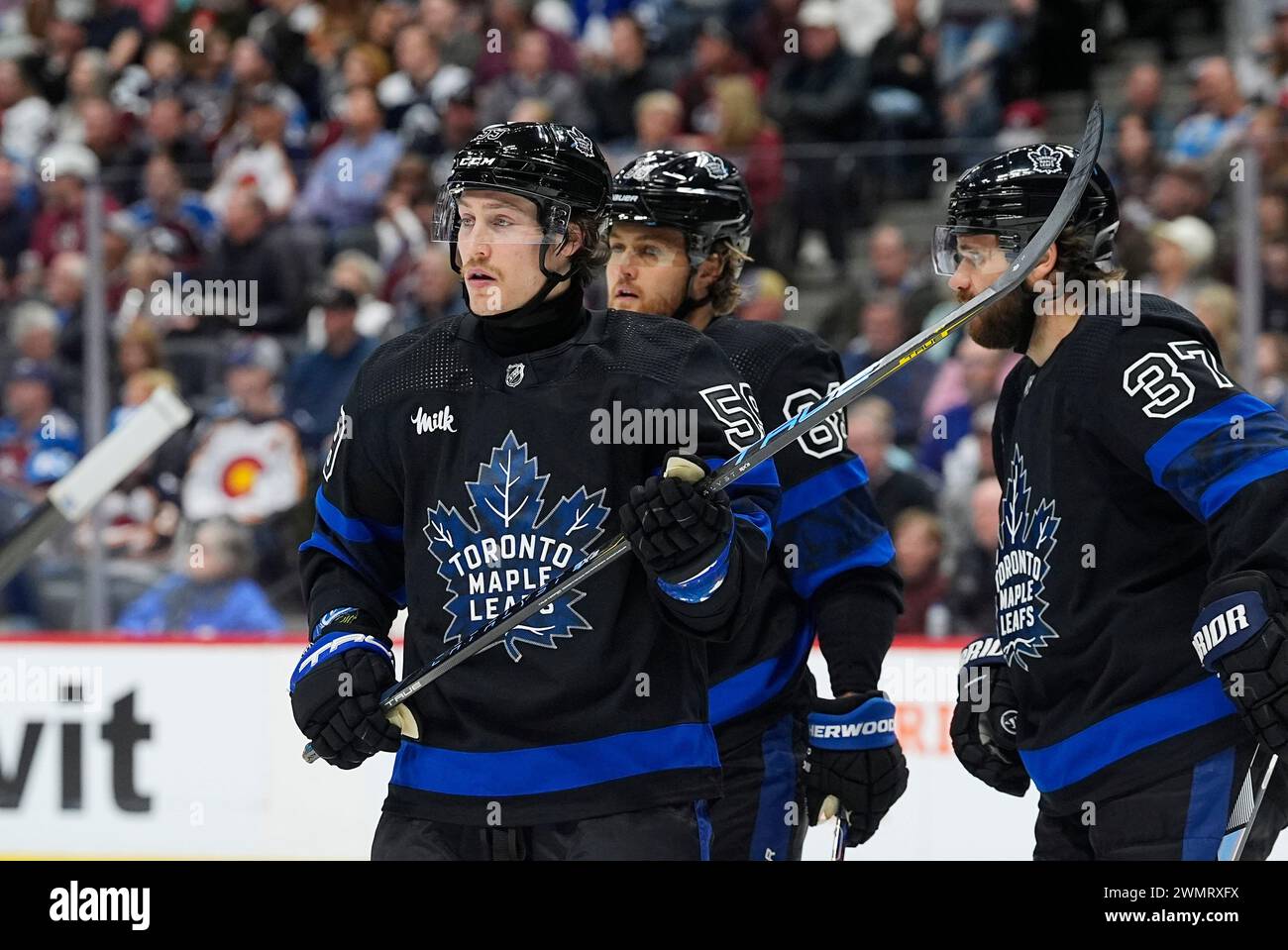 Toronto Maple Leafs left wing Tyler Bertuzzi (59) in the third period ...