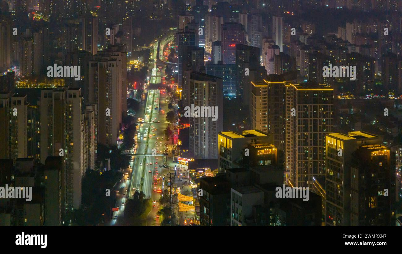 CHONGQING, CHINA - FEBRUARY 27, 2024 - An aerial photo shows a cluster ...