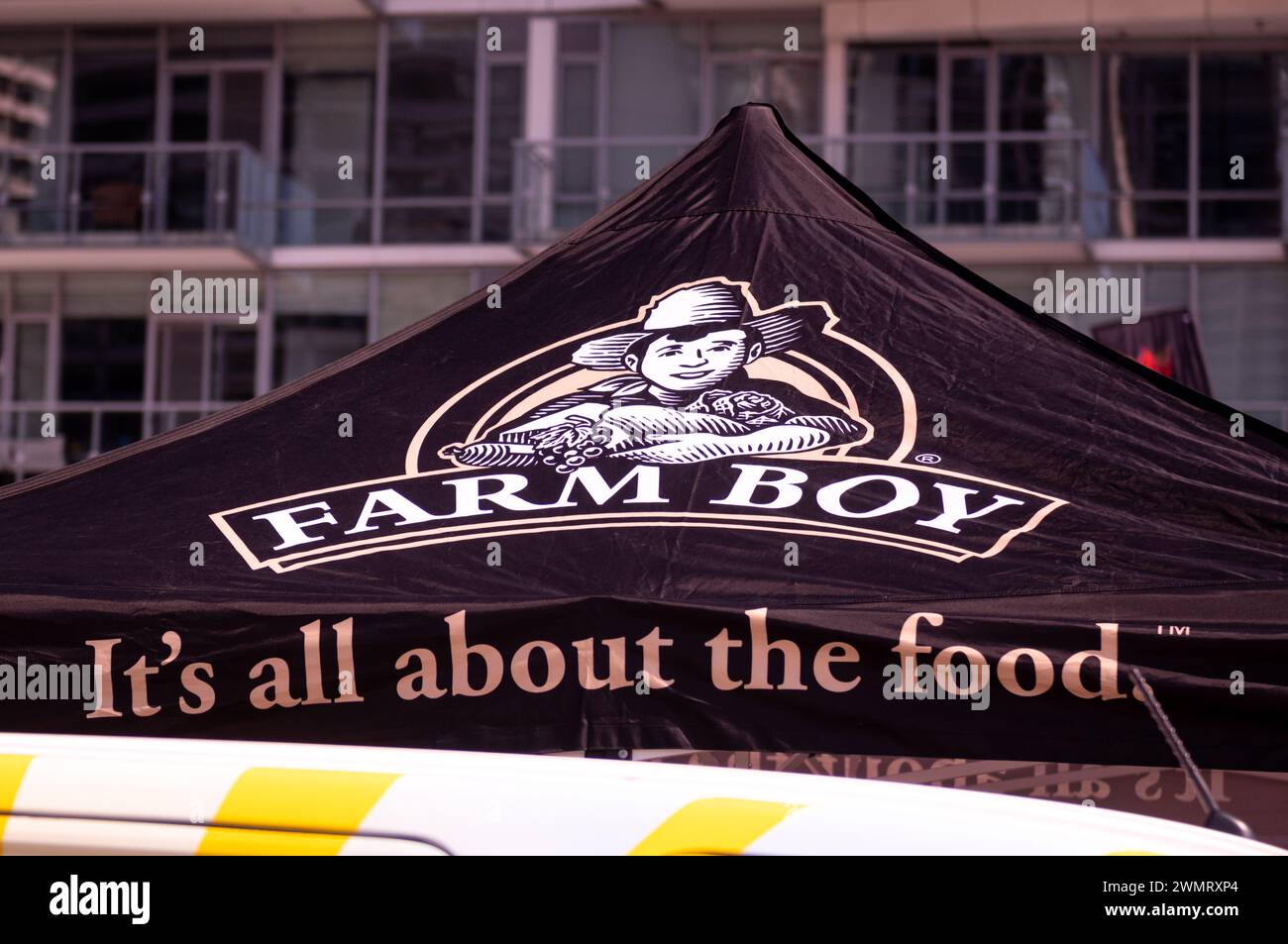 Toronto, Canada – October 30, 2023: View the Farm Boy retail store logo ...