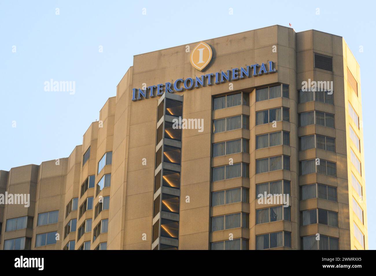 Toronto, ON, Canada - December 17, 2023: View at the sign of ...