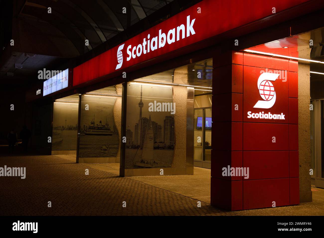 Toronto, ON, Canada – August 23, 2023: The logo and brand sign of ...