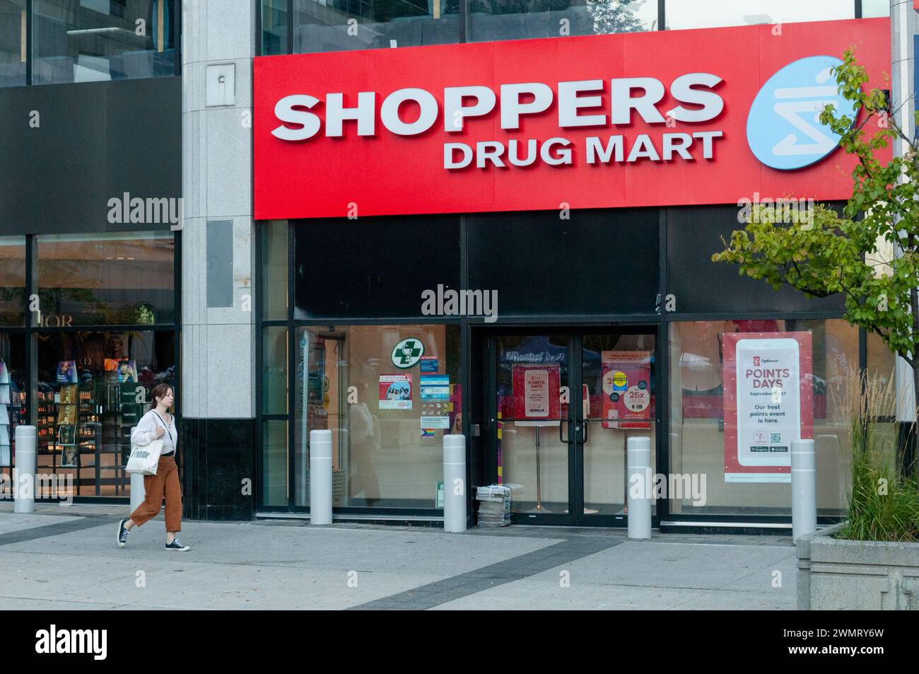 Toronto, ON, Canada - November 3, 2023: The logo and brand sign of ...