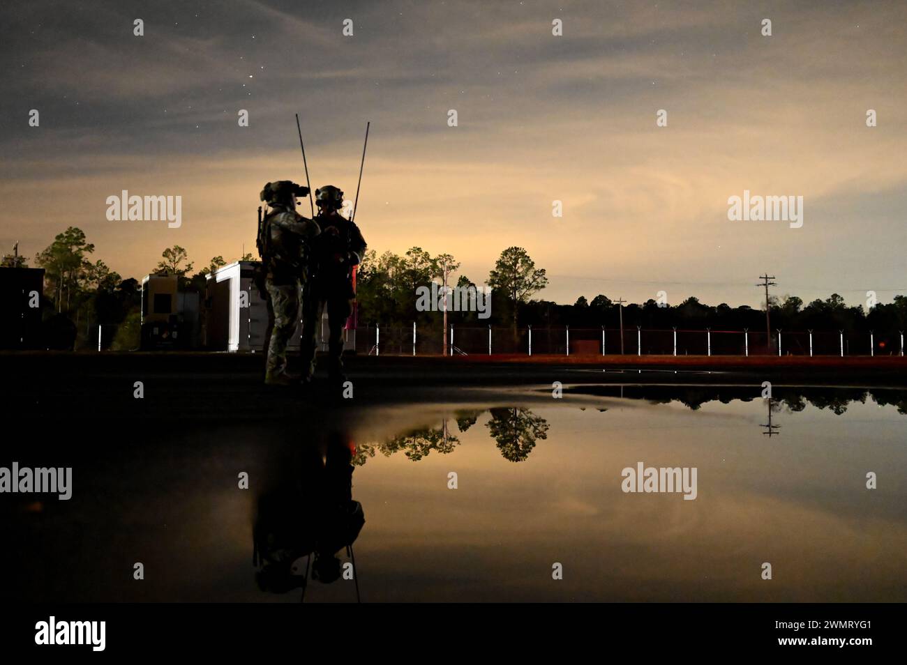 U.S. Air Force Airmen assigned to the 17th Special Tactics Squadron ...