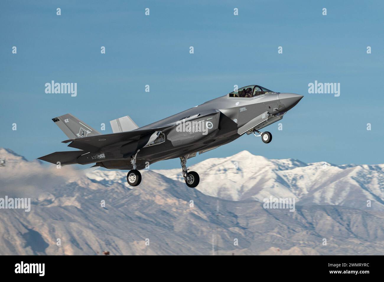 A Royal Australian Air Force (RAAF) F-35 Lightning II takes off for Red ...