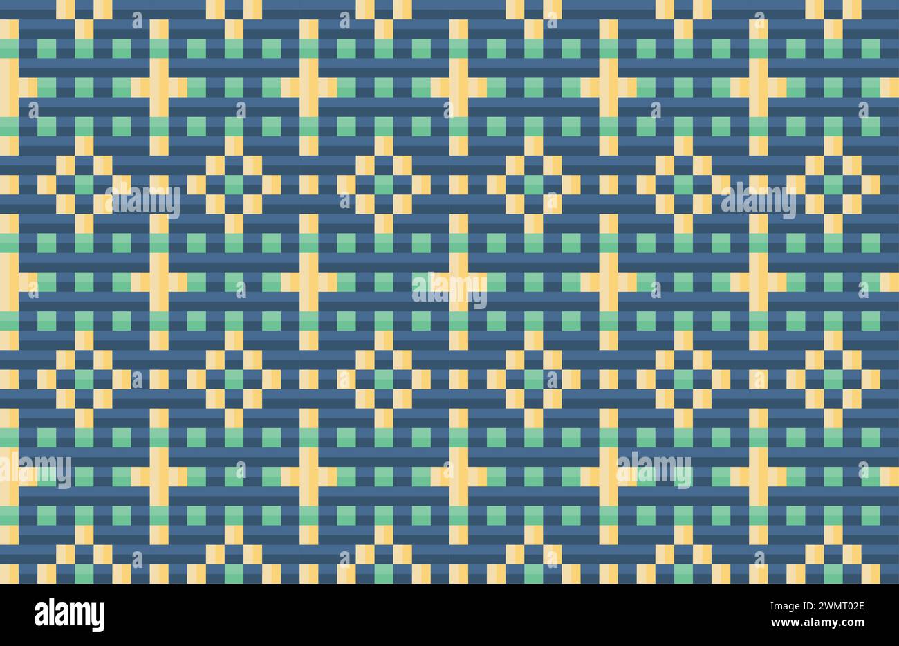 Seamless traditional woven pattern called Anyaman Stock Vector Image ...