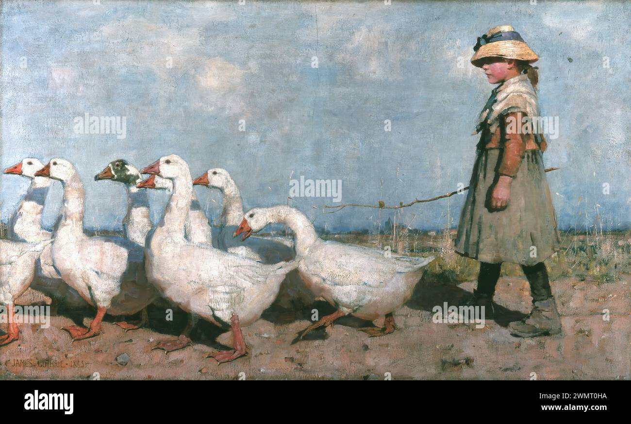 To pastures new by james guthrie hi-res stock photography and images ...