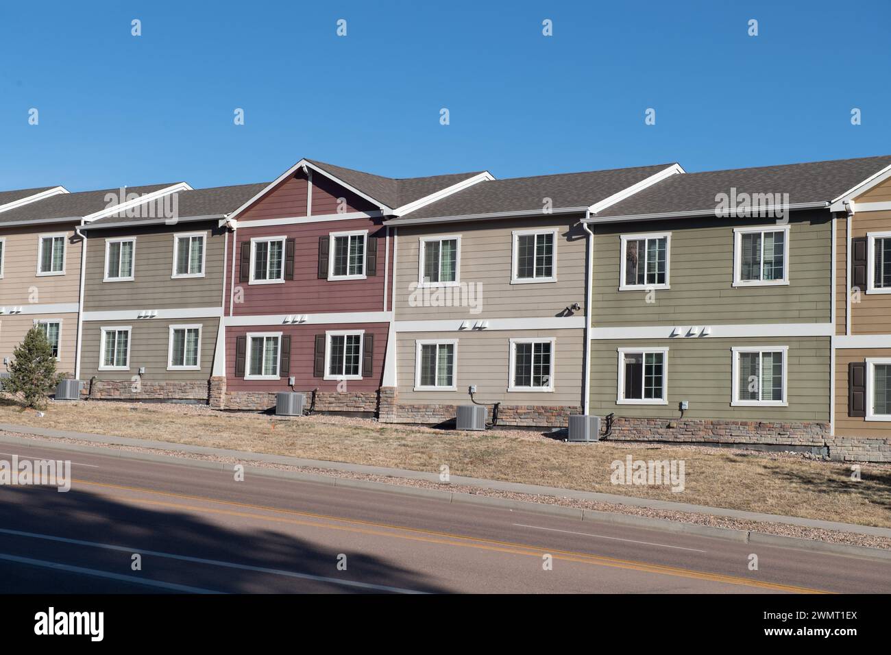 New apartment complexes in the Rockrimmon Development in north Colorado ...