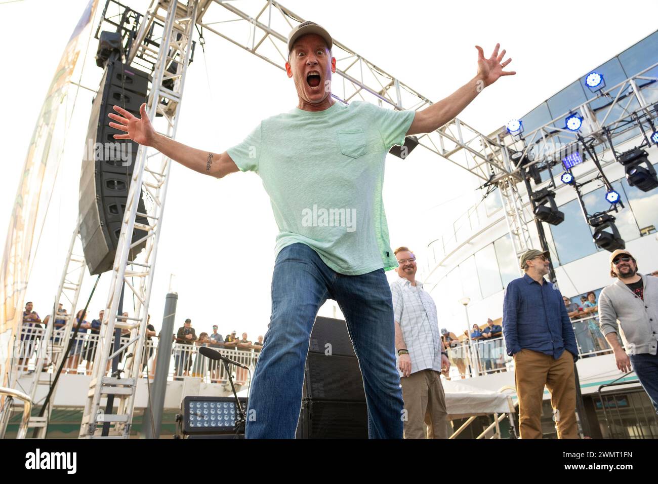 Jeff Anderson is seen during the Jay and Silent Bob Cruise Askew on day ...