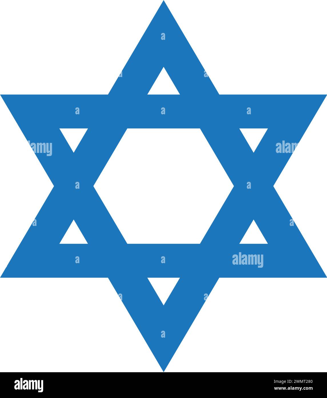 Blue star David Israel icon symbol illustration design Stock Vector ...