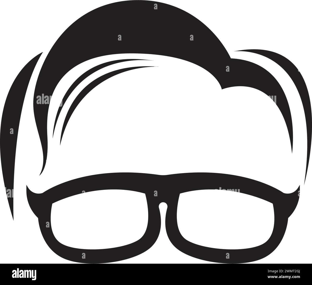 Nerd man illustration Cut Out Stock Images & Pictures - Alamy