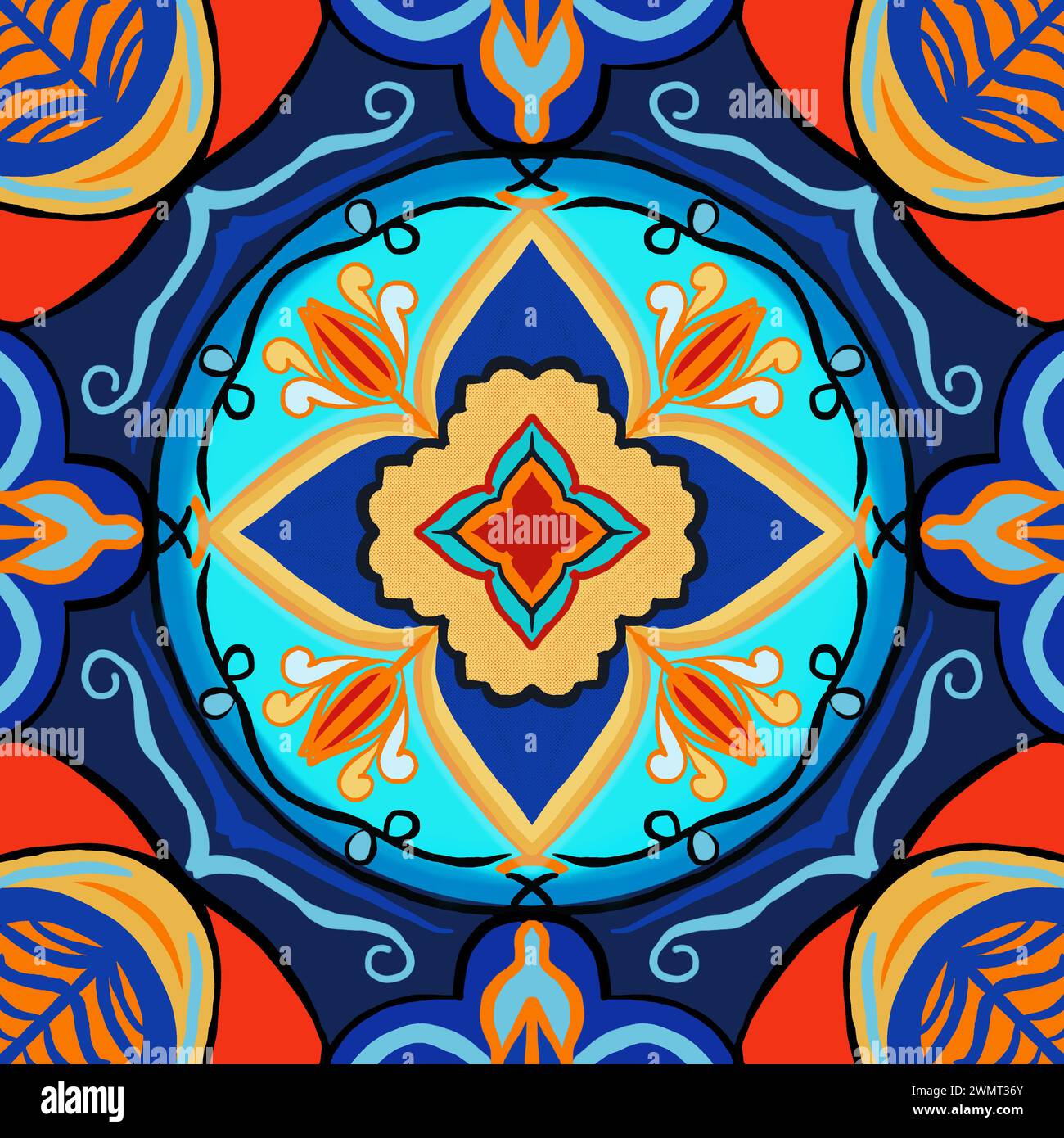 Mandala illustration mandalas pattern hi-res stock photography and ...