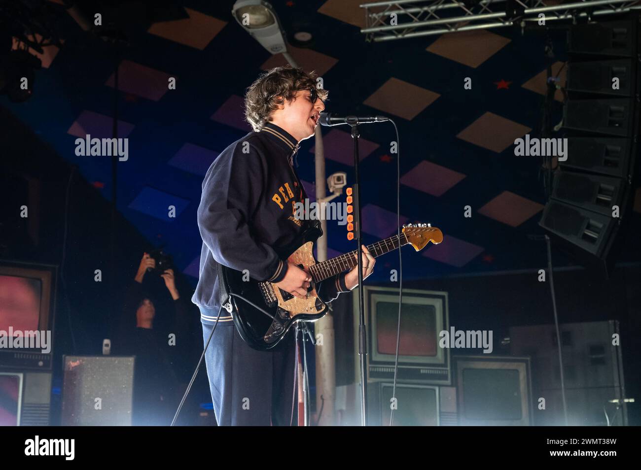 Jack Cochrane of The Snuts performing at Barrowland in Glasgow on the ...