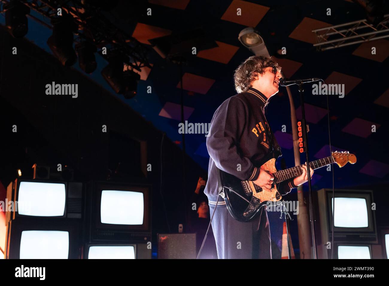 Jack Cochrane of The Snuts performing at Barrowland in Glasgow on the ...