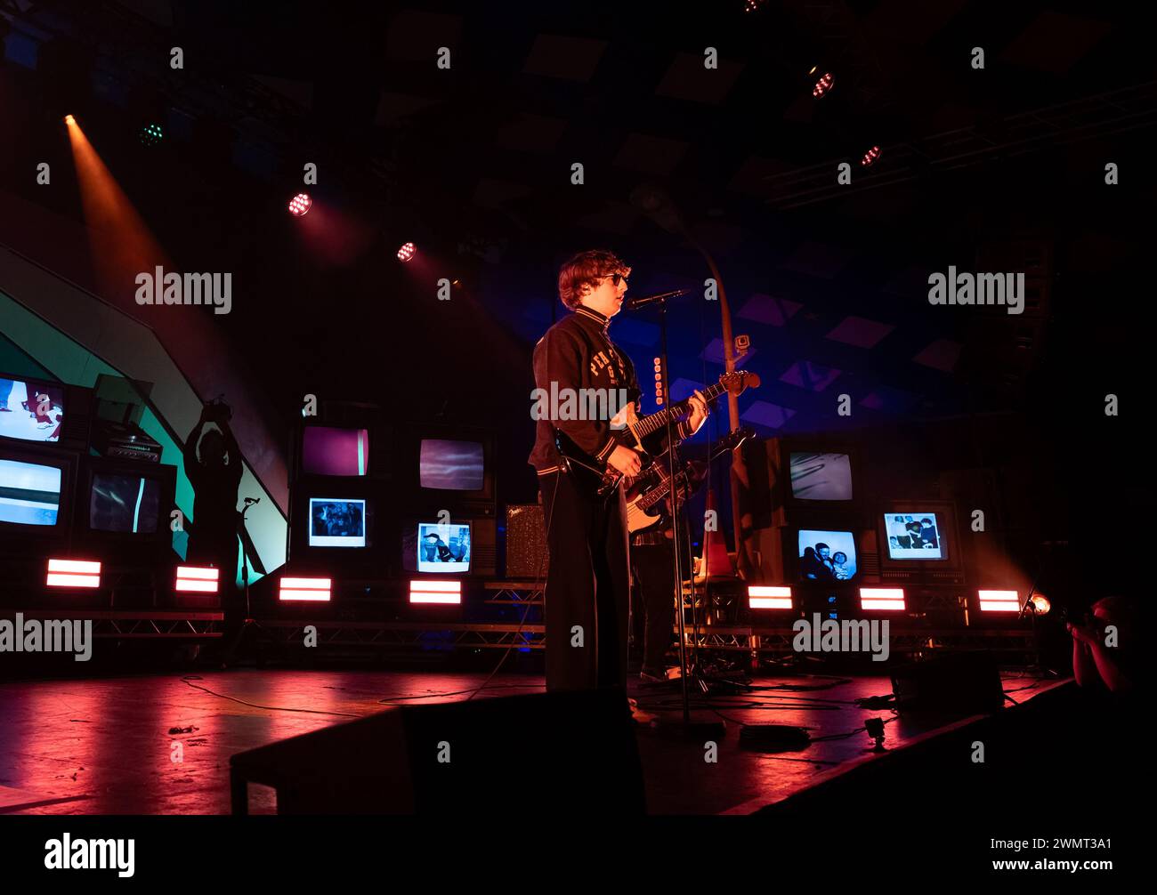Jack Cochrane of The Snuts performing at Barrowland in Glasgow on the ...
