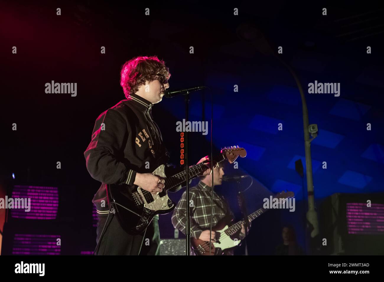 Jack Cochrane of The Snuts performing at Barrowland in Glasgow on the ...