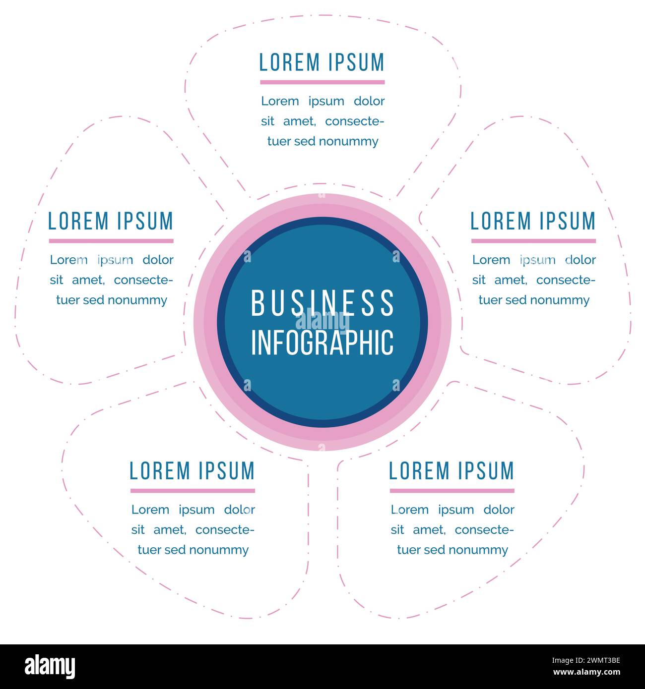 Infographics design 5 options or steps template Stock Vector Image ...