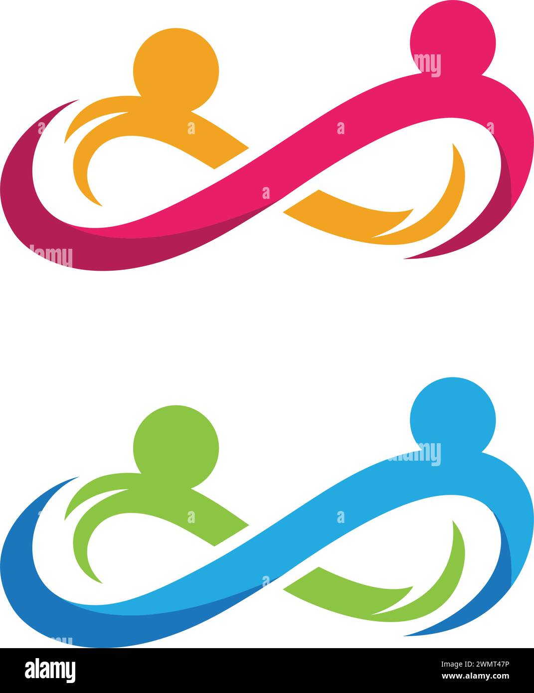 Infinity logo family hi-res stock photography and images - Alamy