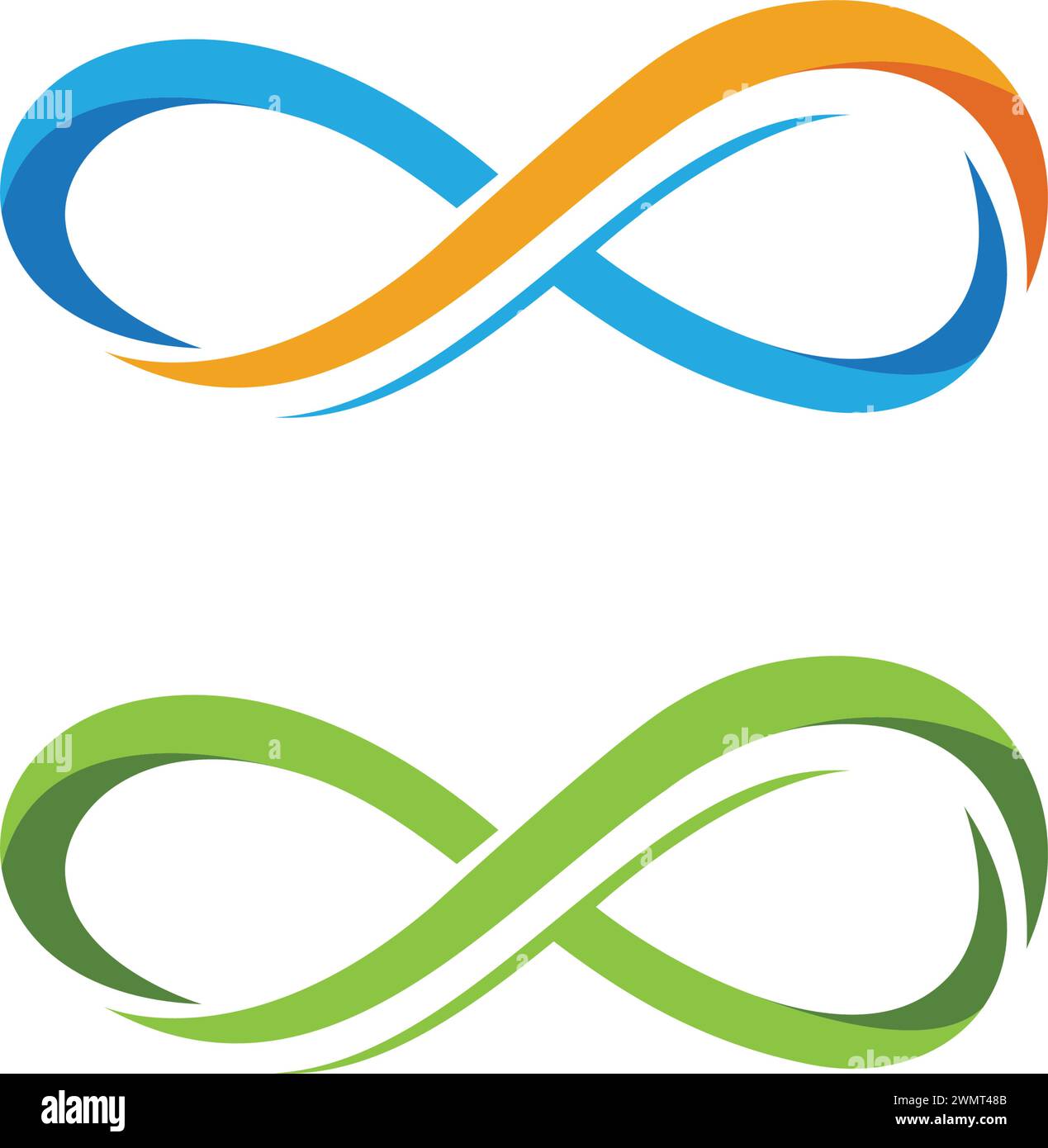 Infinity design logo hi-res stock photography and images - Alamy