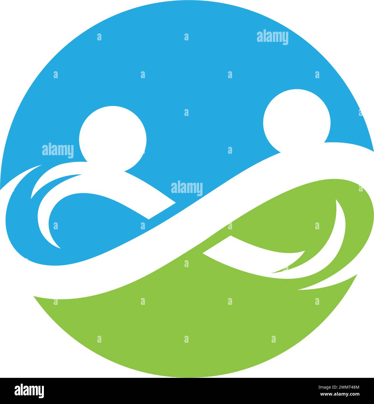 infinity Adoption and community care Logo template Stock Vector Image ...